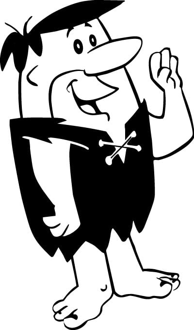 Barney Rubble Wave Decal Sticker - Pro Sport Stickers